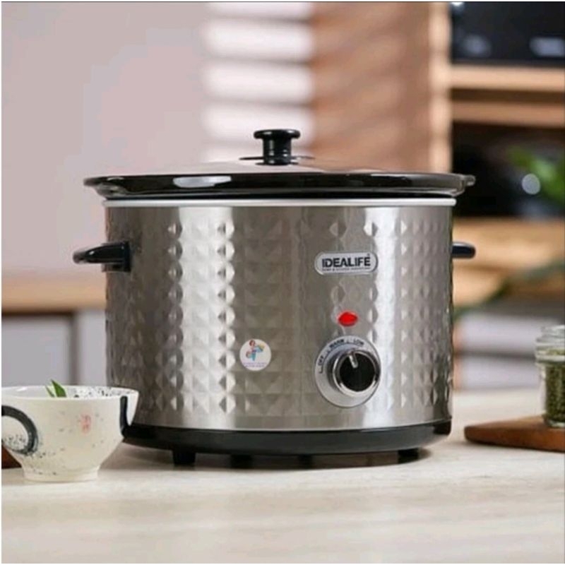 Jual IDEALIFE SLOW COOKER 5 liter IL 350 | Shopee Indonesia