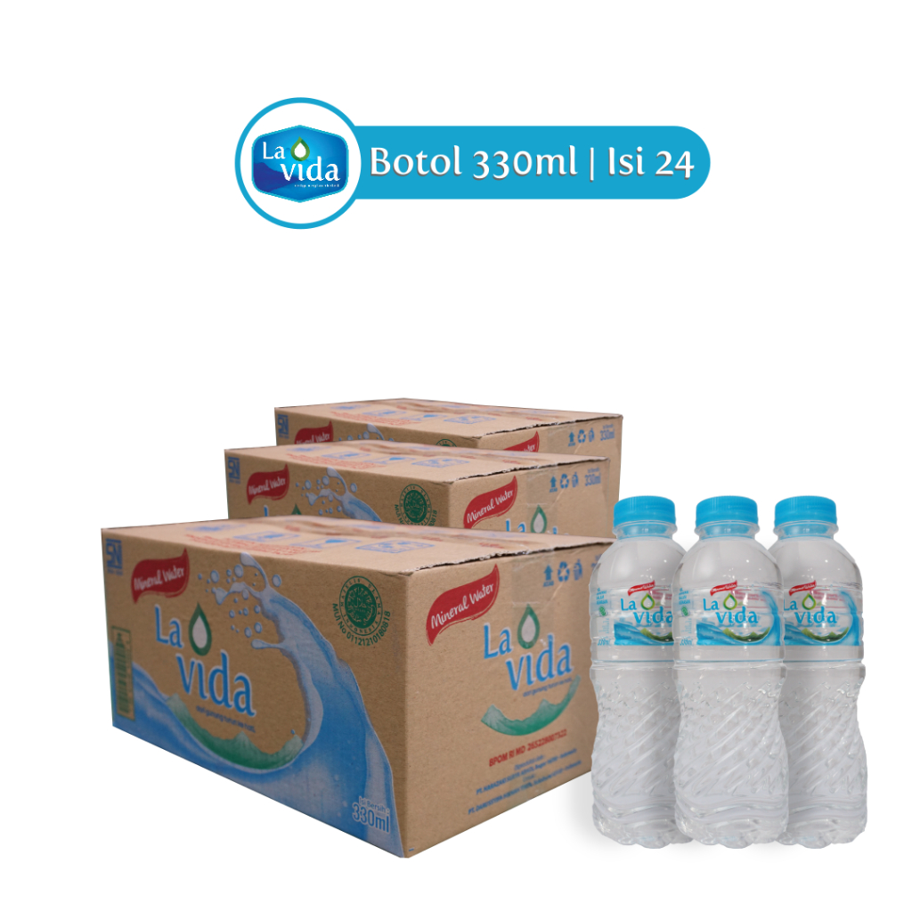 Jual Air Mineral LA VIDA 330ML | Shopee Indonesia