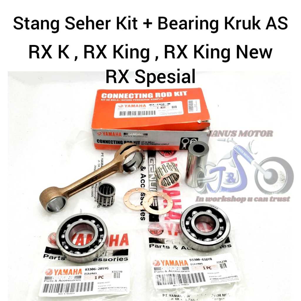 Jual Stang seher kit + Bearing Kruk as Yamaha RX King New RXK K S ...