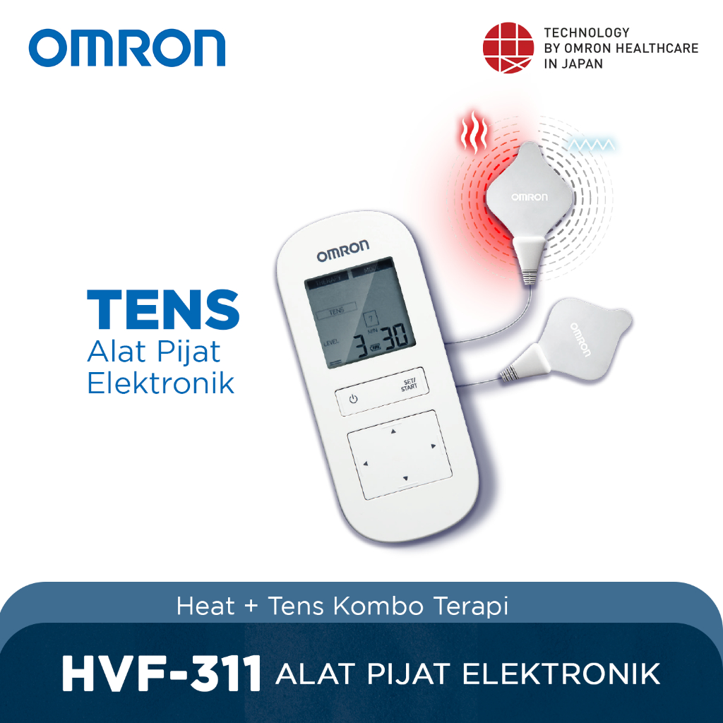 Jual OMRON Pulse Massager TENS HV-F311 Alat Pijat Terapi Elektrik Heat Pad | Shopee Indonesia