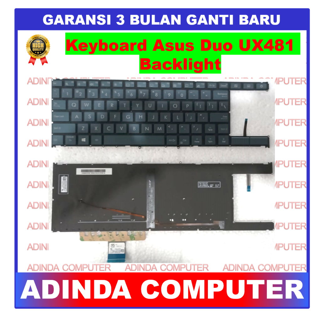 Jual Keyboard Asus Zenbook Duo UX481 UX481FAY UX481FL UX481FLY ...