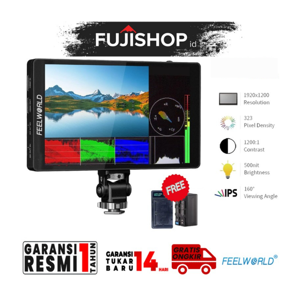 Jual Monitor Feelworld F7 PRO 7" 4K 3D LUT HDMI | Shopee Indonesia