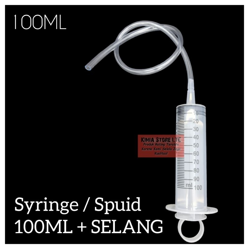 Jual SYRINGE 100ML + SELANG ( SPUIT 100ML + SELANG ) | Shopee Indonesia