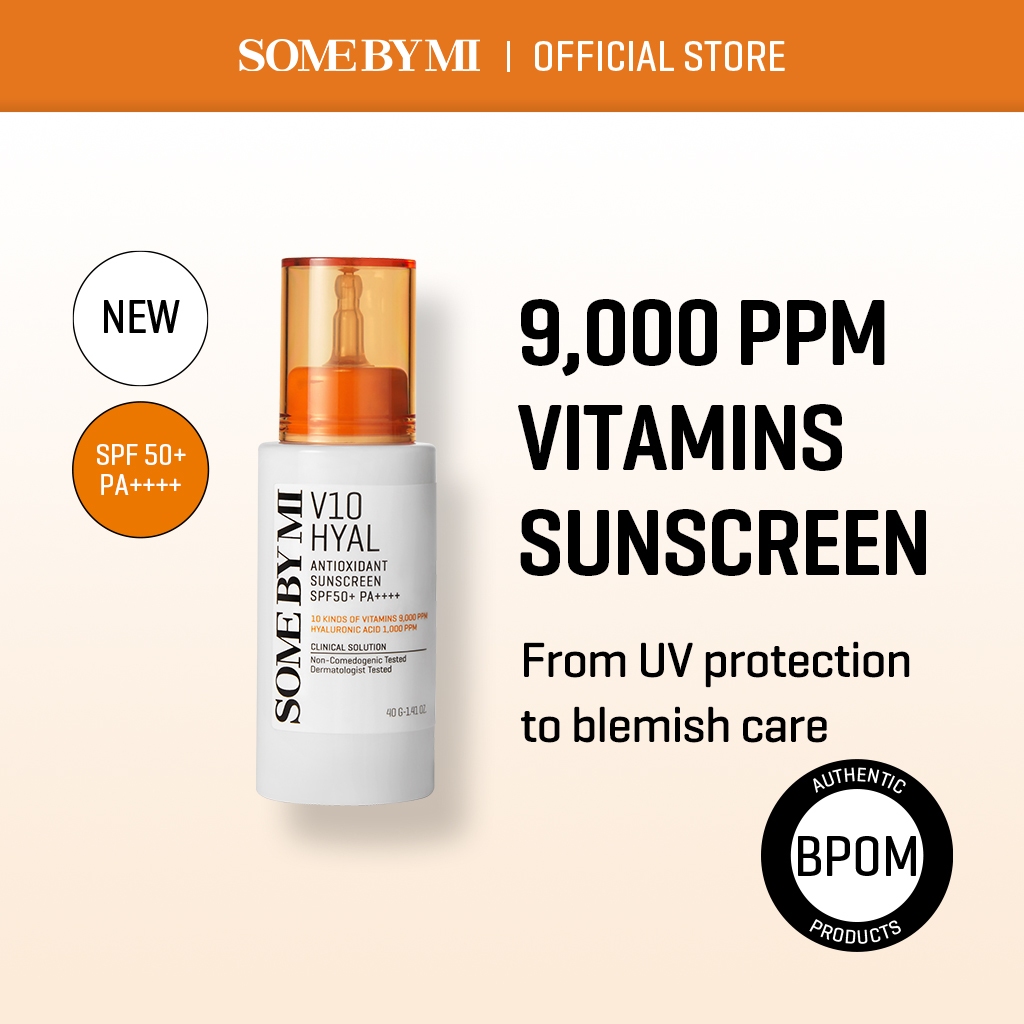 Jual SOME BY MI V10 Hyal Antioxidant Sunscreen 40g | Shopee Indonesia