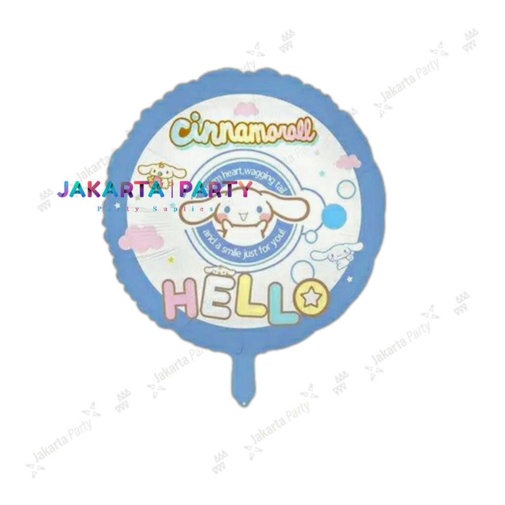 Jual Balon Bulat Cinnamorol #2 / Balon Foil Karakter Sanrio / Balon ...