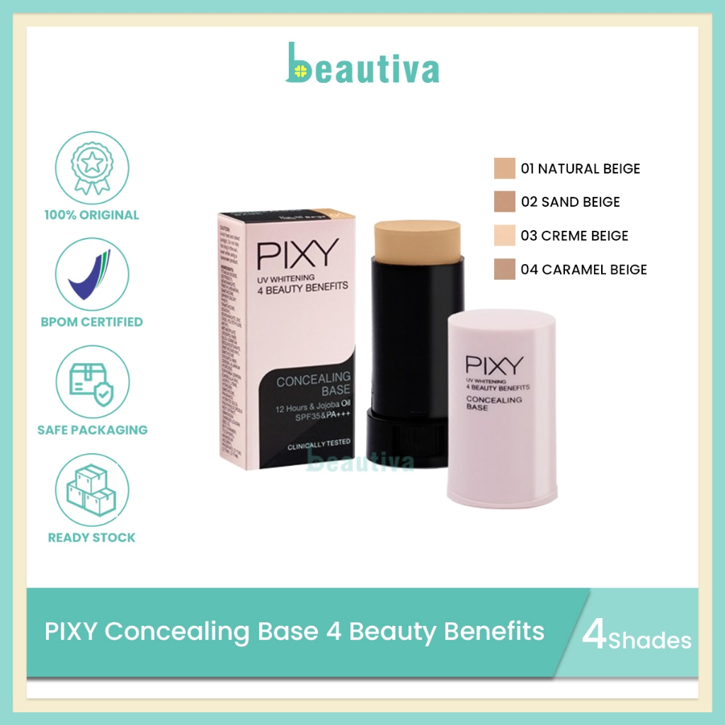 Jual PIXY Concealing Base 4 Beauty Benefits | Shopee Indonesia