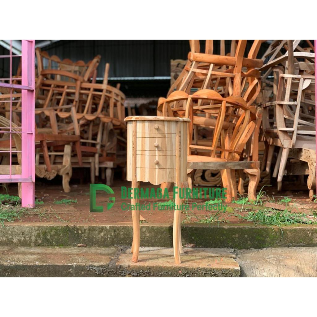Jual CEMPOLONG BULAT KAYU JATI ANGPO SOFA KURSI PELAMINAN DEKORASI ...
