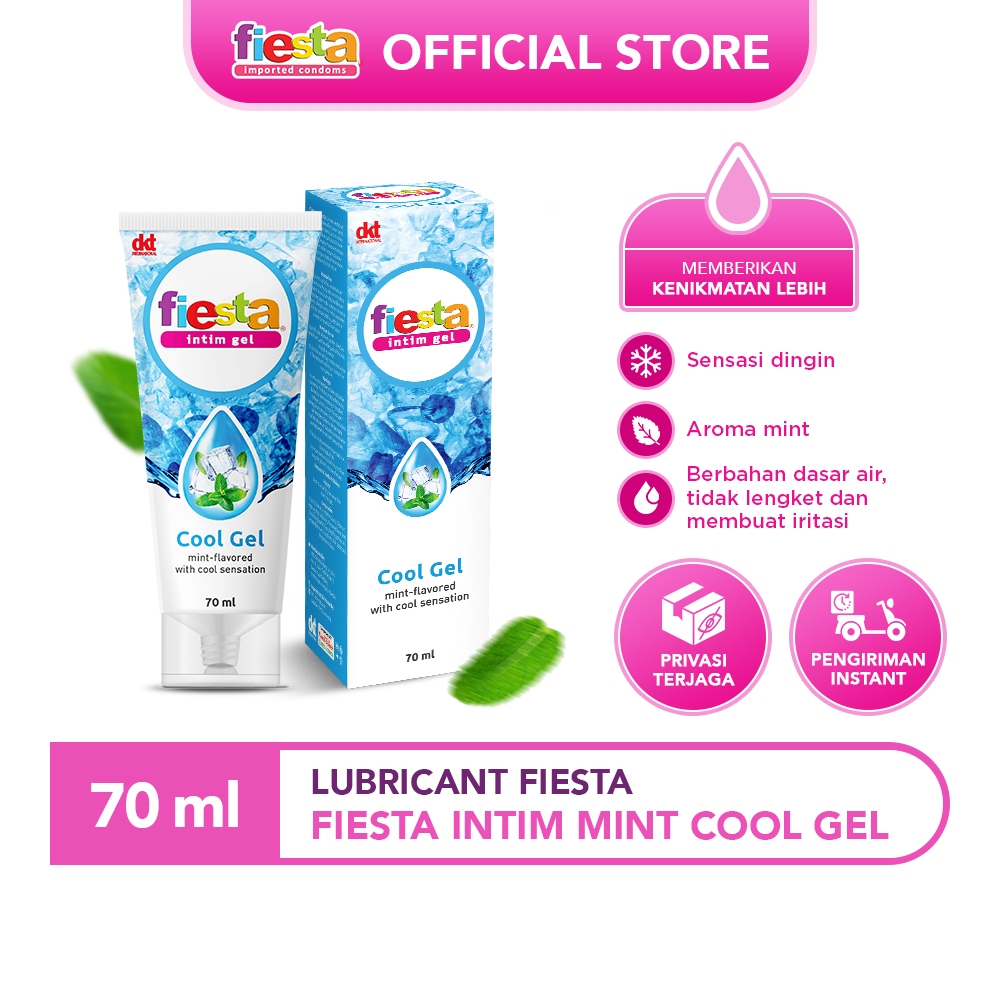 Jual Lubricant Fiesta Intim Mint Cool Gel 70ml / Pelumas Gel | Shopee Indonesia