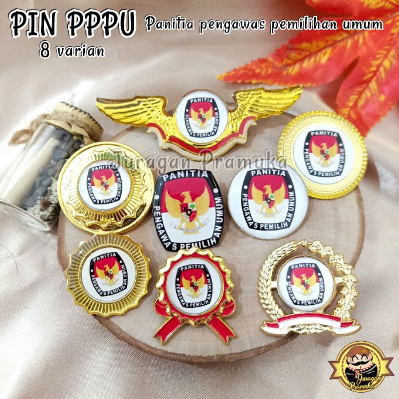 Jual PIN PPPU 8 VARIAN ( PANITIA PENGAWAS PEMILIHAN UMUM ) | Shopee ...