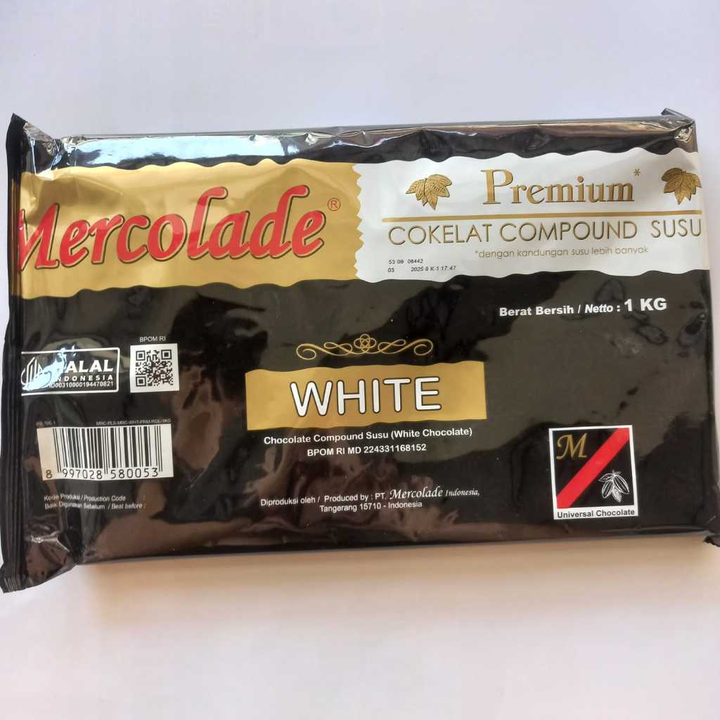 Jual Mercolade Coklat Compound White 1kg | Shopee Indonesia