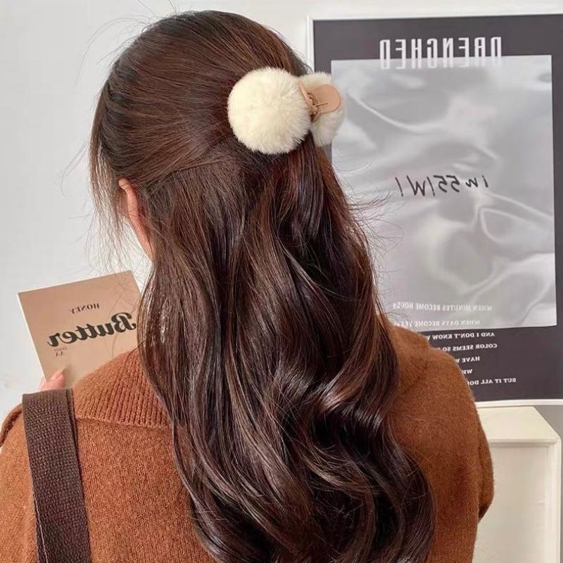 Jual BOLO KOREAN HAIR CLAW / Jepitan rambut bulu model korea / jepit ...