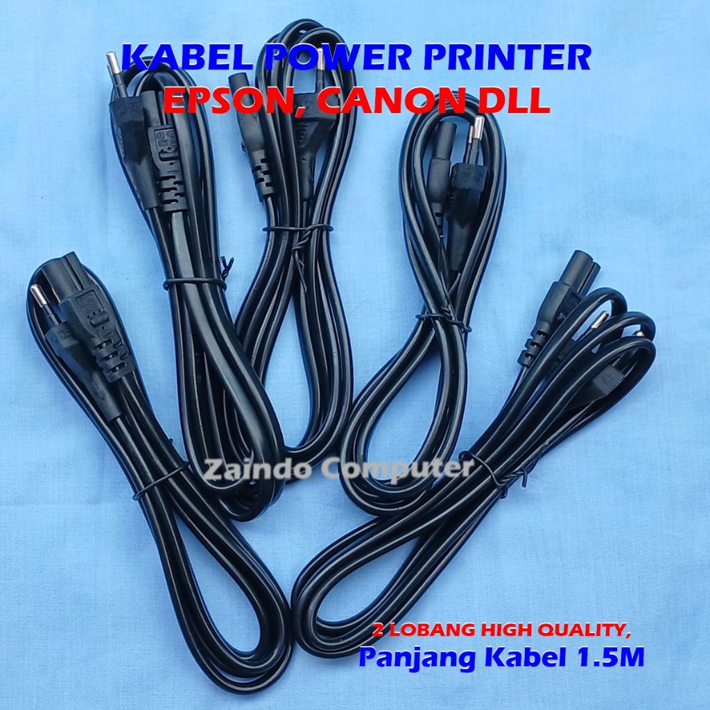 Jual KABEL POWER PRINTER 2 LOBANG HIGH QUALITY, KABEL POWER PRINTER ...