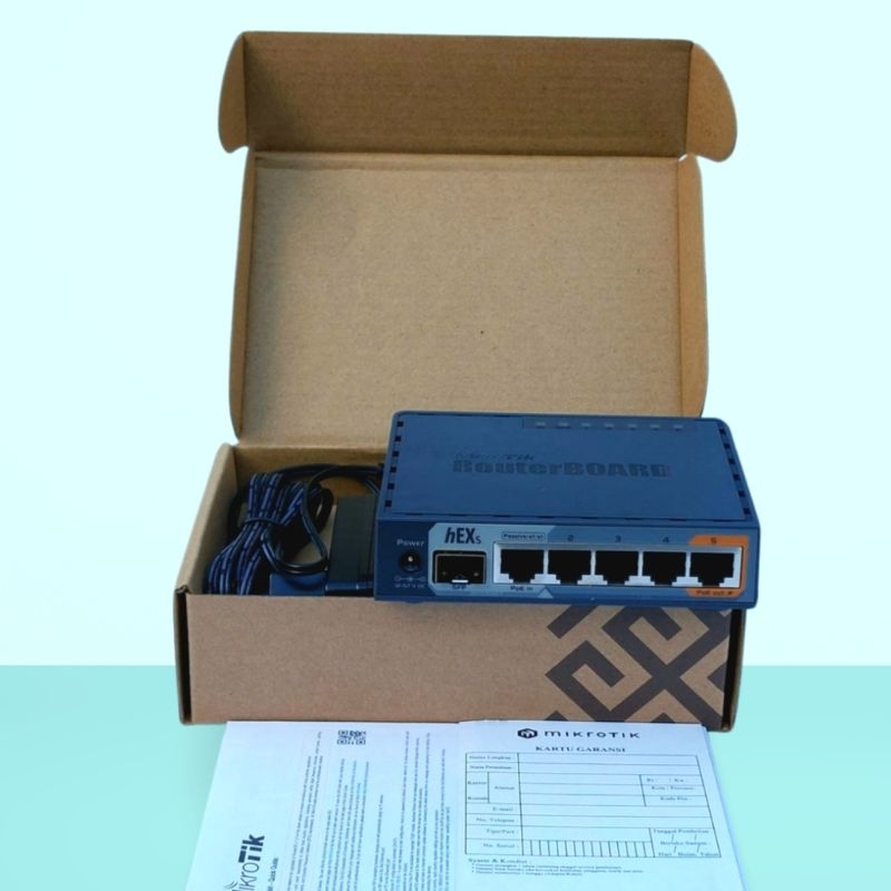 Jual Mikrotik (hEX S) RB760iGS Gigabyte RouterBoard | Shopee Indonesia