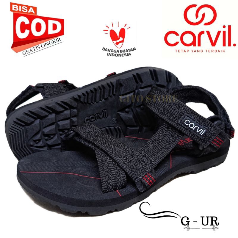 Jual Carvil - Sandal Gunung Pria Carvil Original Sendal Gunung Cowok ...