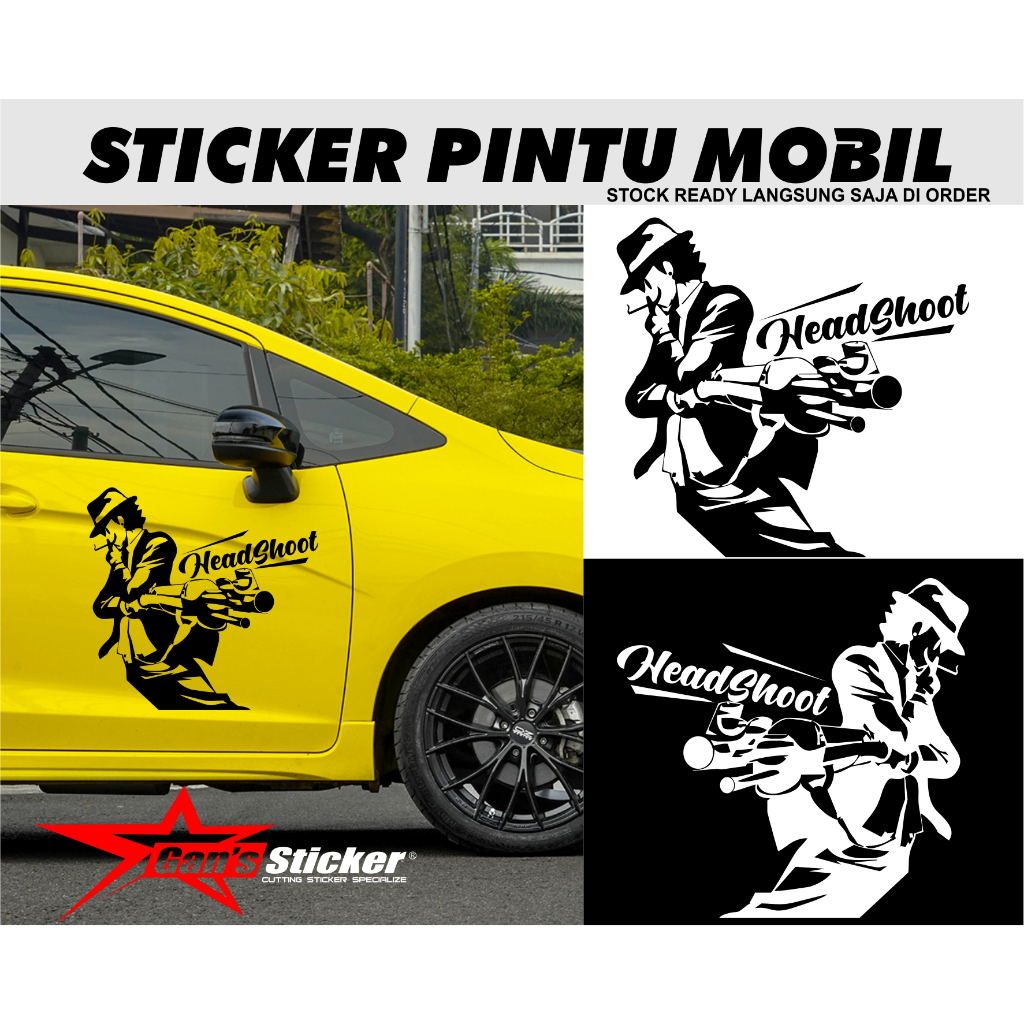 Jual STICKER PINTU MOBIL STICKER ANIME STICKER MOBIL KEREN AKSESORIES ...