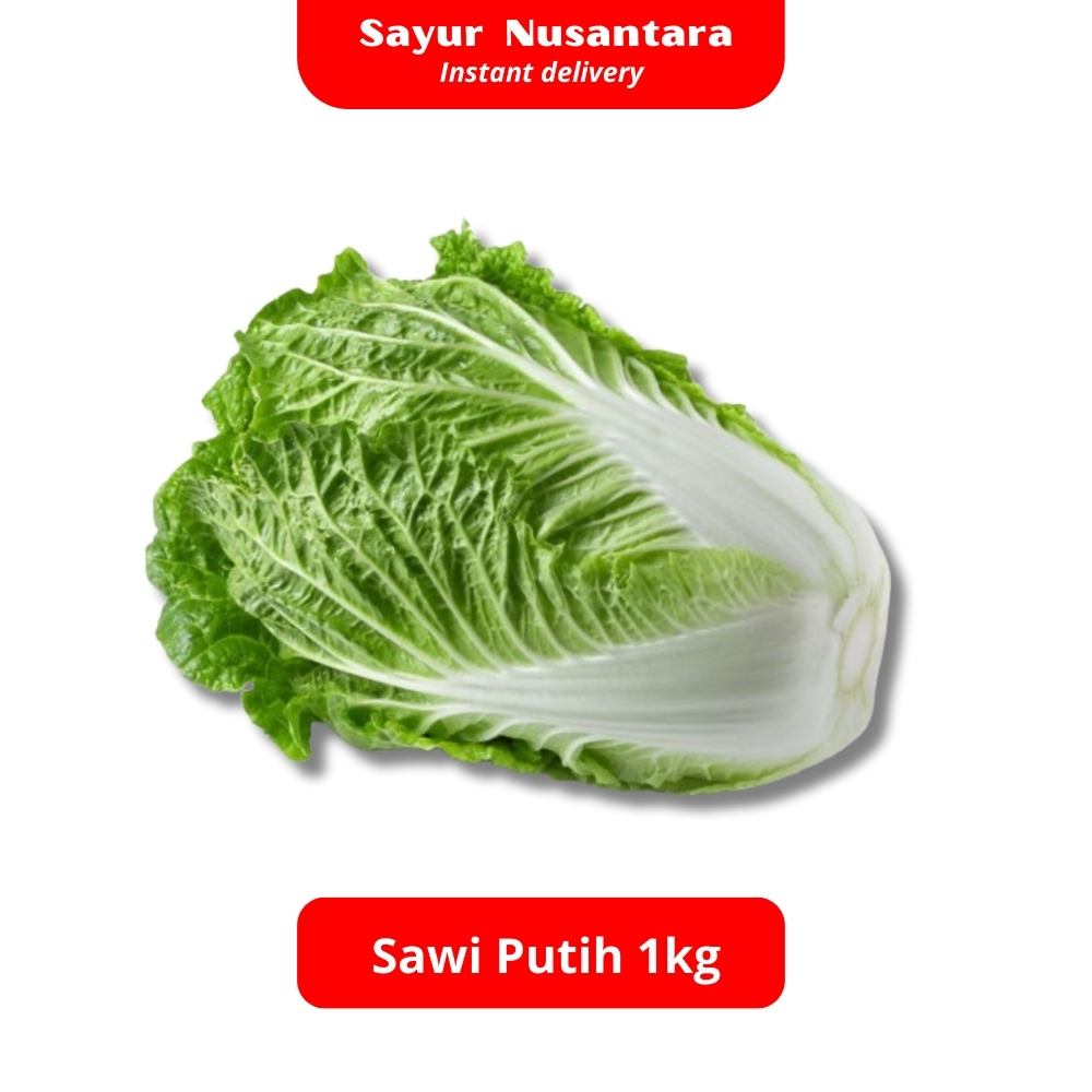 Jual Sawi Putih 1kg - Sayur Nusantara KIRIM INSTANT | Shopee Indonesia