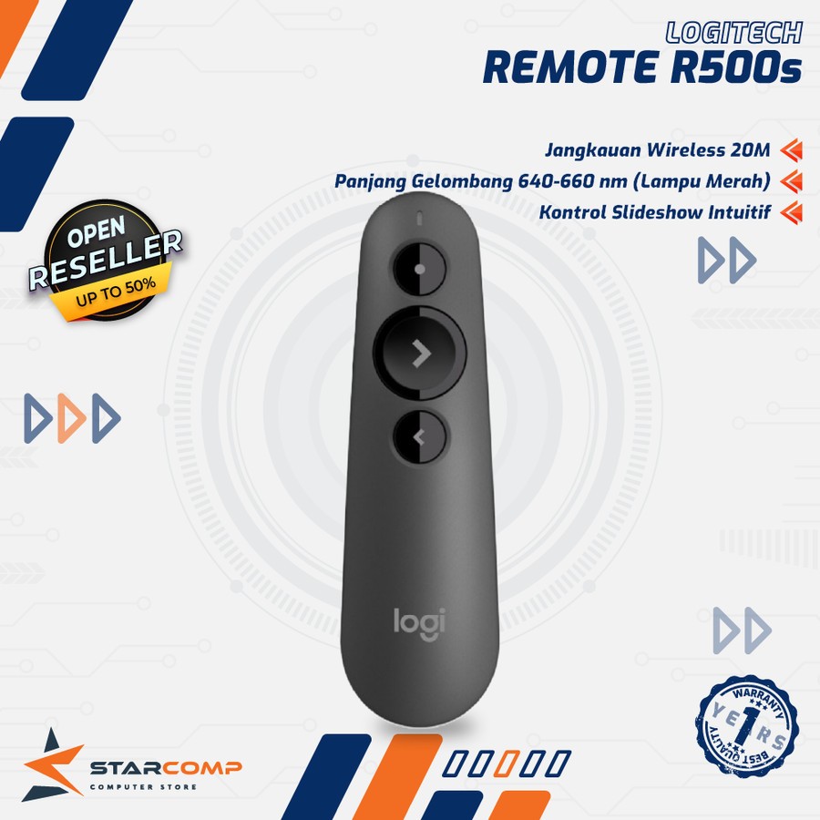 Jual Logitech R500s Remote Presenter Wireless | Shopee Indonesia