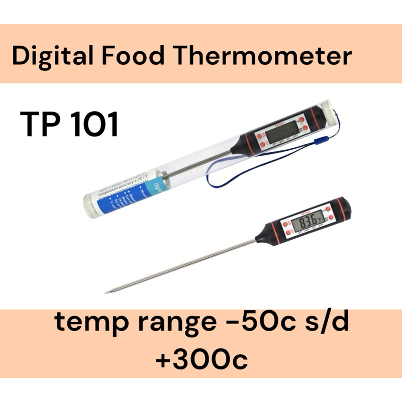 Jual Digital Termometer Tp 101 / Thermometer makanan masak suhu Air ...