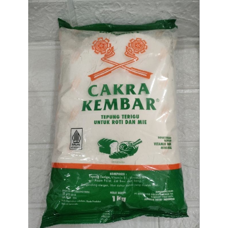 Jual Tepung cakra kembar kemasan biasa 1 kilo | Shopee Indonesia