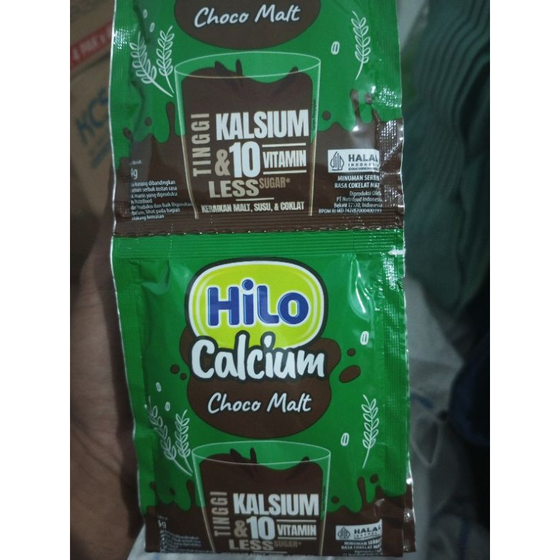 Jual Hilo Calcium Choco Malt Rentengan Isi 10 Sachet | Shopee Indonesia