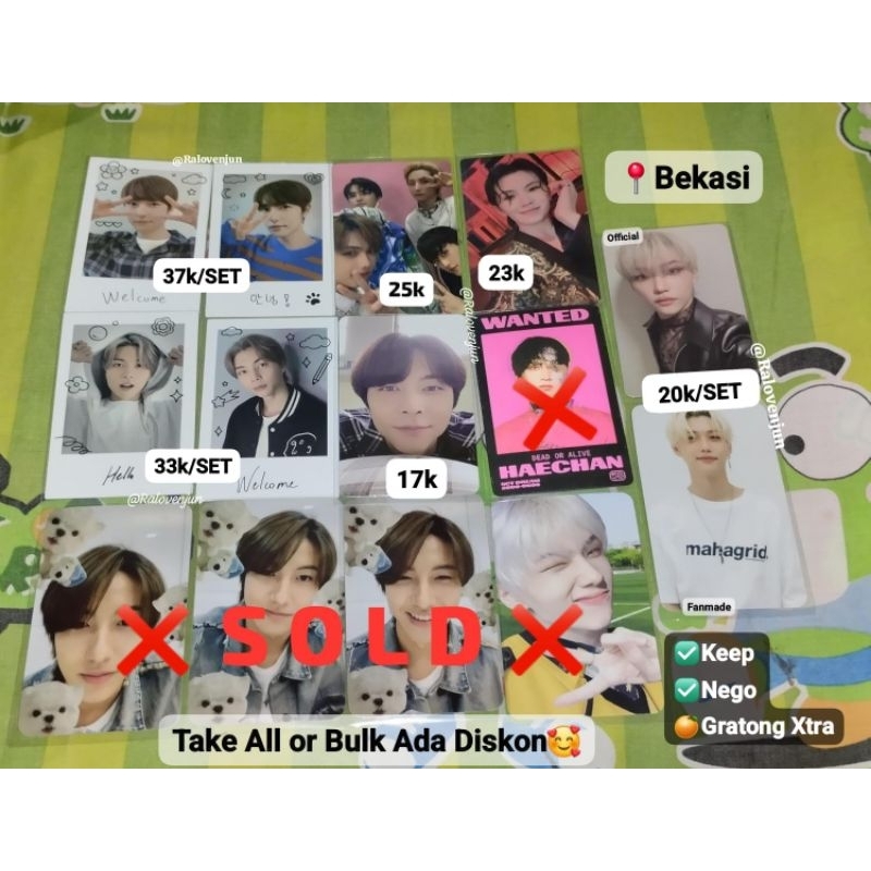 Jual PC NCT DICON JAEMIN MARK RENJUN JISUNG SEVENTEEN WOOZI STRAYKIDS ...