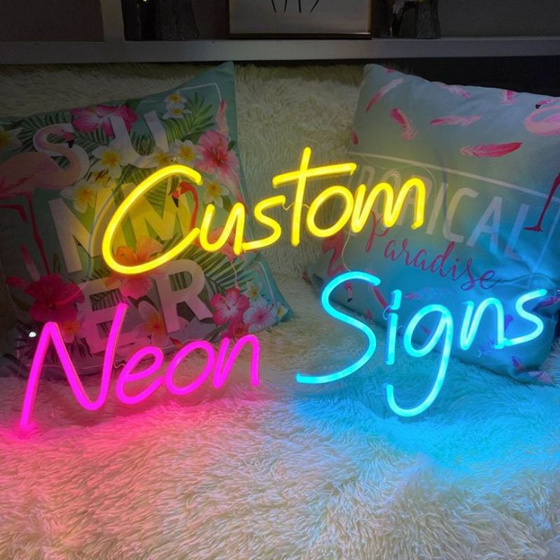 Jual Custom Neon Sign Nama/Logo Usaha Anda |Free Laser Cutting | Shopee ...