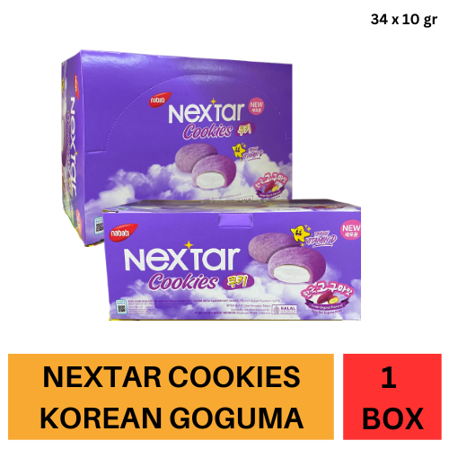 Jual Nabati Nextar Cookies Rasa Korean Goguma / Ubi Ungu (10 x 34 gr ...