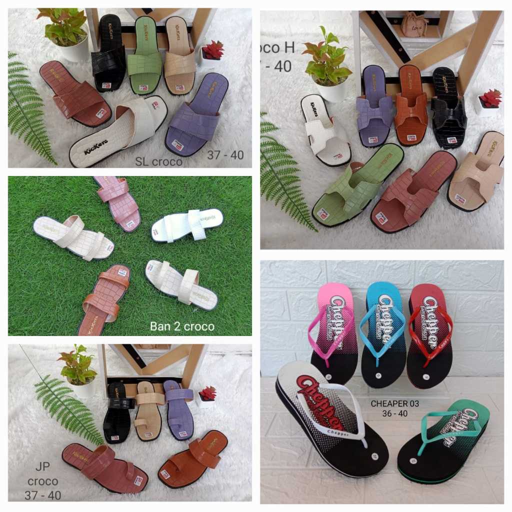 Jual SANDALSPON WEDGES JAPIT CHEPPER | Shopee Indonesia