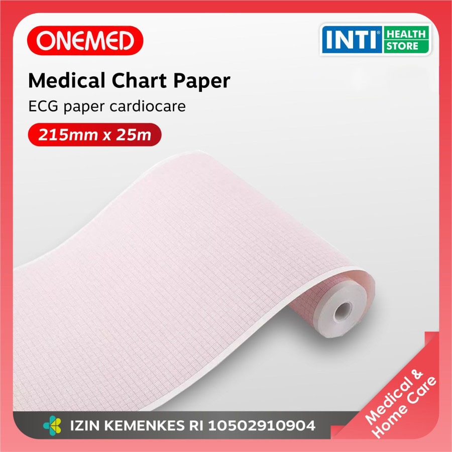 Jual Onemed | Medical Chart Paper | ECG Paper Cardiocare | Tele Paper ...