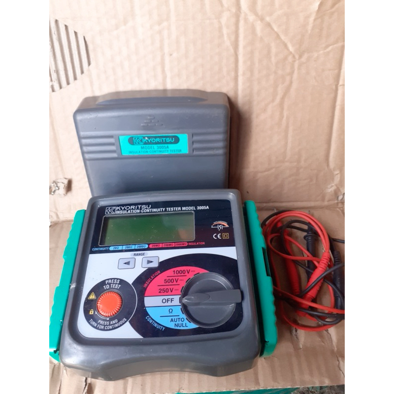 Jual Kyoritsu 3005A Megger Digital Insulation Continuity Tester Megger ...