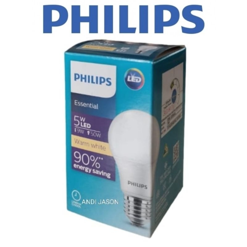 Jual LAMPU LED 5 WATT PHILIPS 5 CAHAYA KUNING ( WARM WHITE) | Shopee ...