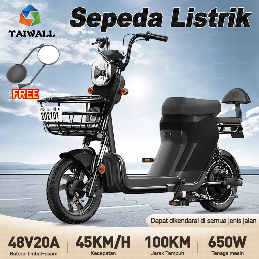 Jual Sepeda Motor Listrik/ Sepeda listrik Dengan Pedal / SSepeda ...