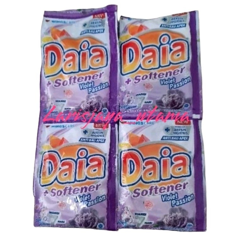 Jual Daia Detergen Bubuk Softener 1 Renceng isi 6 sachet | Shopee Indonesia