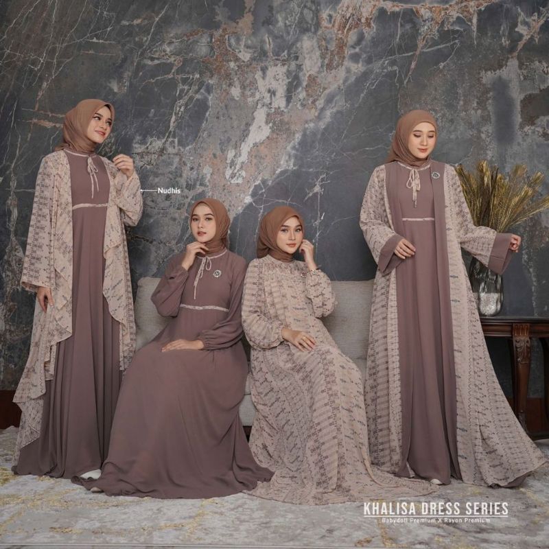 Jual DR208| SYMPHONY / KHALISA DRESS FAMILY SET by Nadheera Luxury [ NEW - ND Pattern Series ...