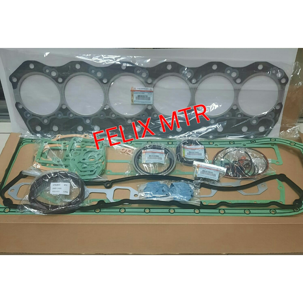Jual PAKING SET FULL SET PAKING DEKSEL SET MITSUBISHI FUSO 6D14 | Shopee Indonesia