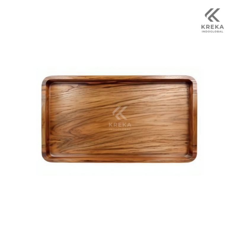 Jual Teak Wood Serving Tray Natural / Baki Saji Kayu Jati | Shopee ...
