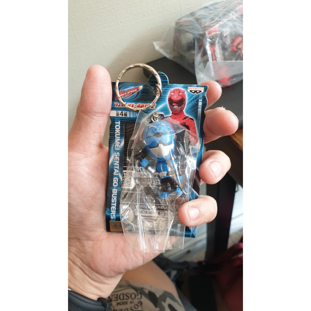 Jual Keychain Figure Tokumei Sentai Go-Buster Blue Buster Chibi ...