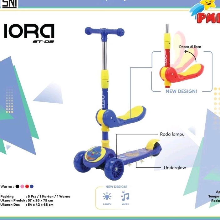 Jual SCOOTER / OTOPED ANAK PMB IORA ST-05 | Shopee Indonesia