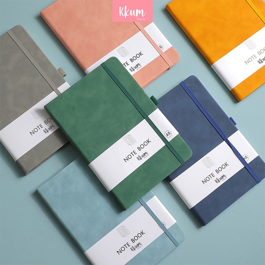 Jual 100 Lembar Notebook A5 A6 buku catatan/ Buku tulis agenda tali ...