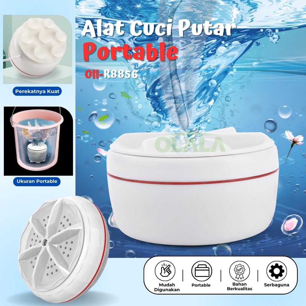 Jual MESIN CUCI MINI USB PORTABLE TURBINE WASH ULTRASONIK CLEANING WASH ...