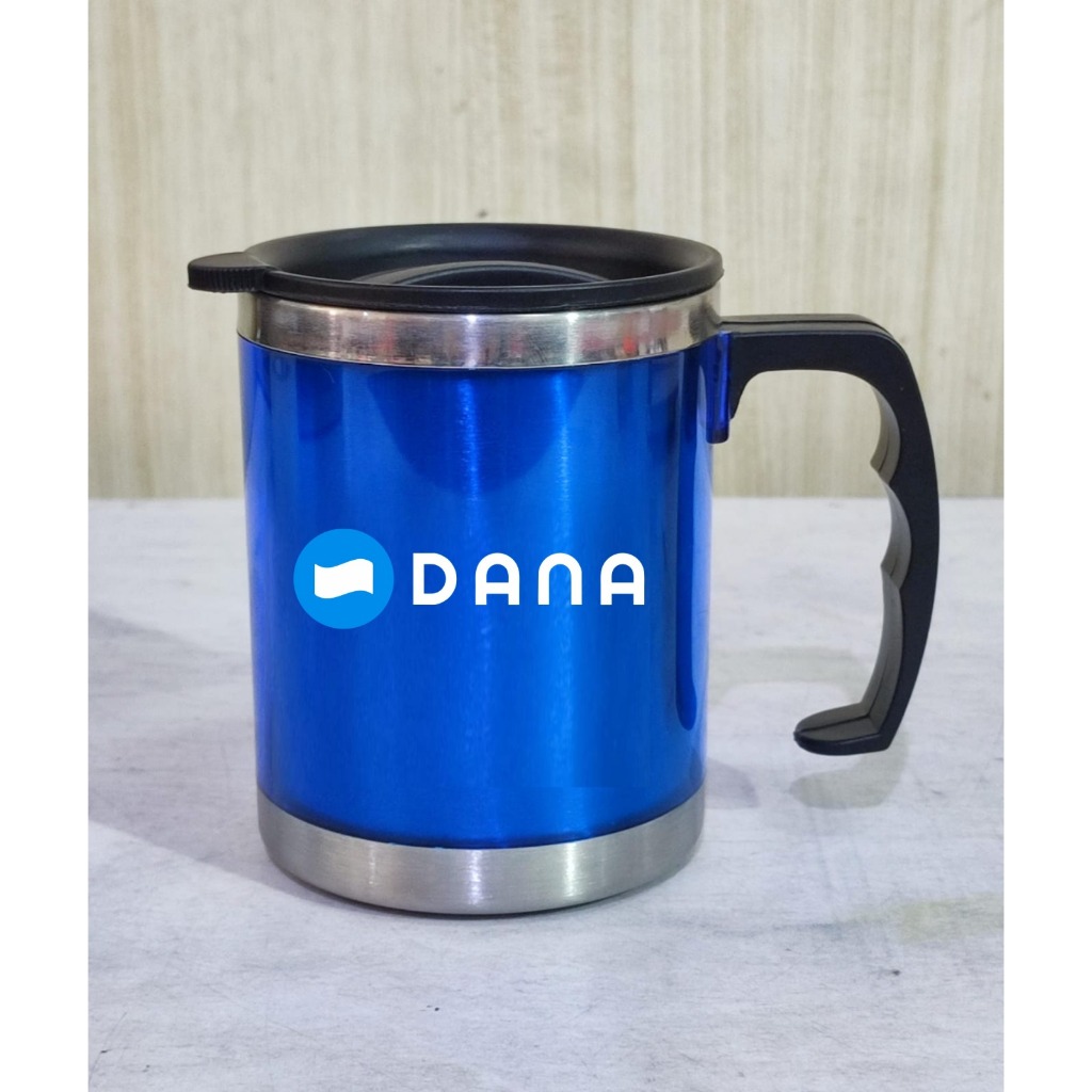Jual Cangkir Mug Warna Gelas Kopi Motif Logo DANA / Termos Mug ...