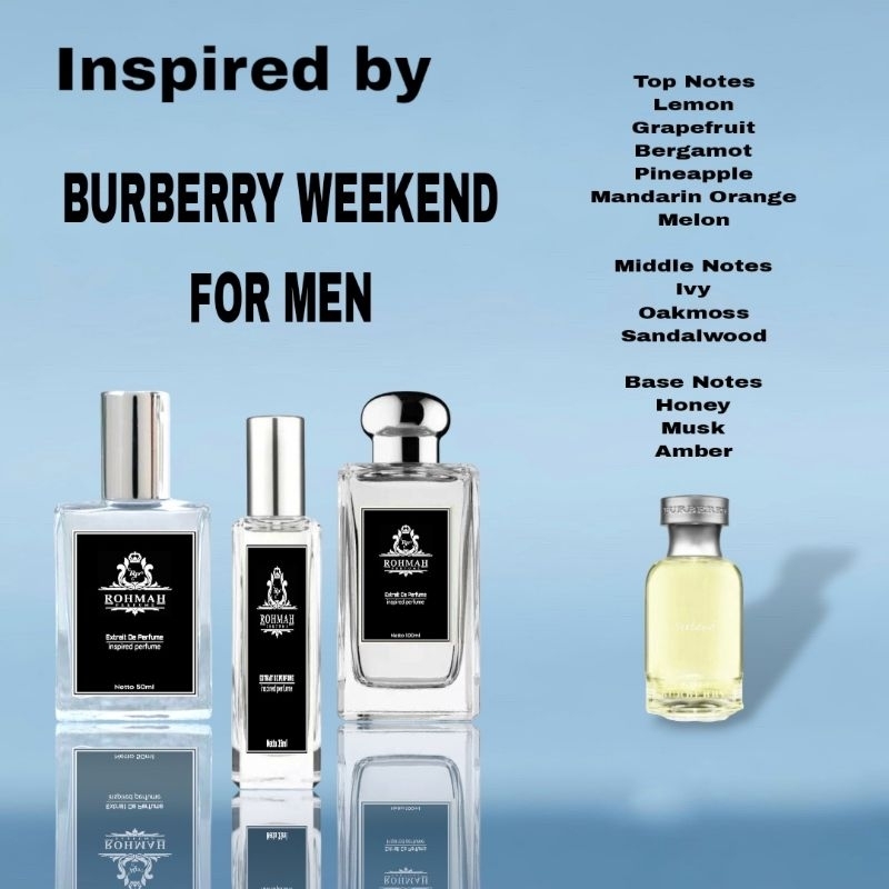 Jual Parfum Burberry Weekend.for men.(Extrait de Perfume).By Rohmah ...