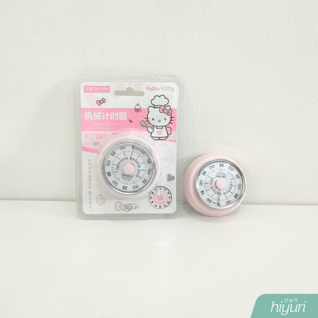 Jual HIYURI Original Chefmade Hello Kitty Mechanical Kitchen Timer/ Jam ...