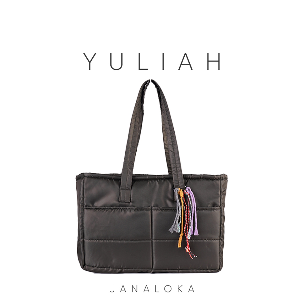 Jual Janaloka Yuliah Puffy Bag - Tas Totebag Wanita Tas Bahu Korean ...