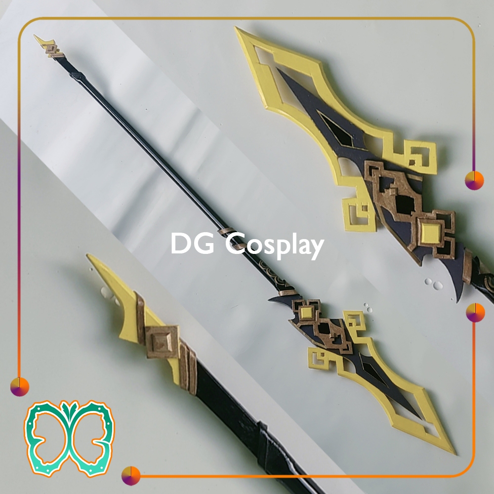 Jual Genshin Impact Properti - Zhongli Spear Cosplay - Vortex ...