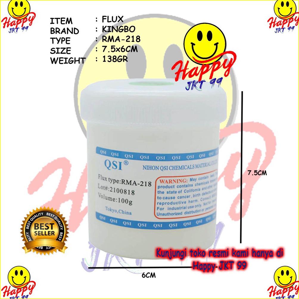 Jual KODE O79F HAPPY JKT 99 ORIGINAL JAPAN FLUX KINGBO RMA 218 1G ...