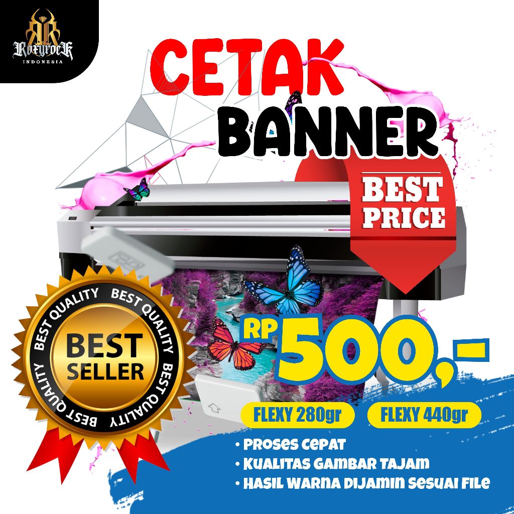 Jual Cetak Banner Request / Cetak Spanduk Request / Cetak Print STICKER ...