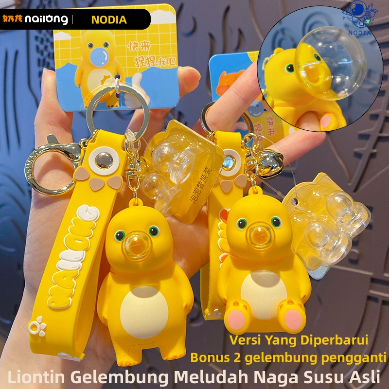 Jual NODIA Dekompresi Asli Meniup Gelembung Naga Susu Bonus 2 Gelembung ...