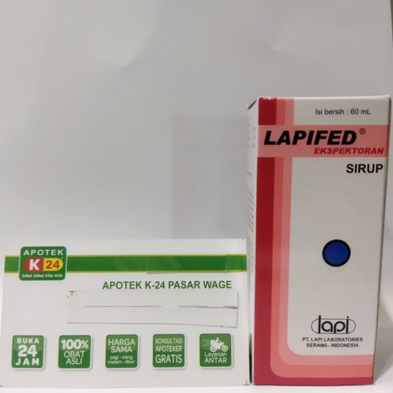 Jual Lapifed Exp Sirup 60ml (per Botol) | Shopee Indonesia