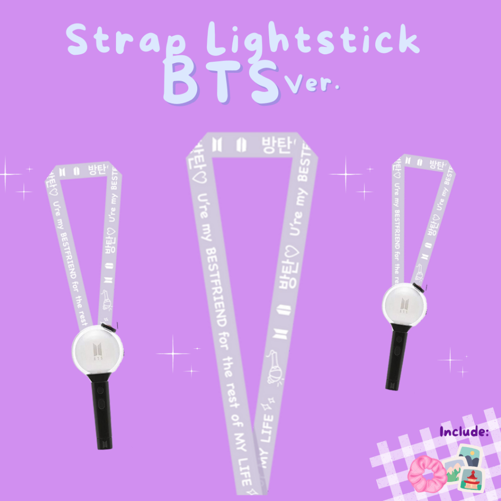 Jual STRAP LIGHTSTICK BTS Version / Strap LS armybong / Dekorasi ...